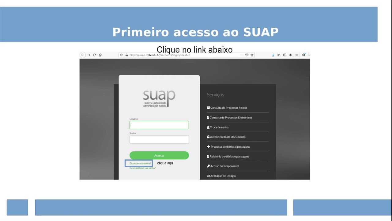 Acesso ao SUAP - YouTube