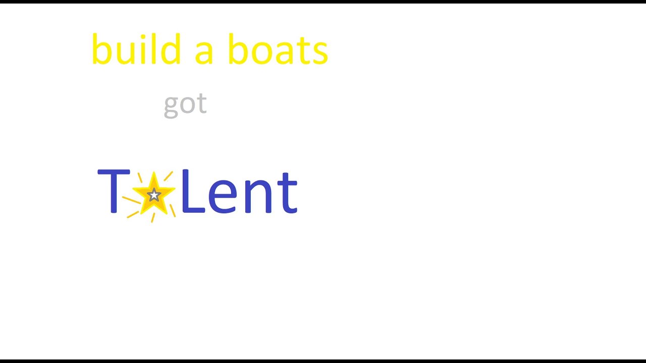 build a boats got talent - YouTube