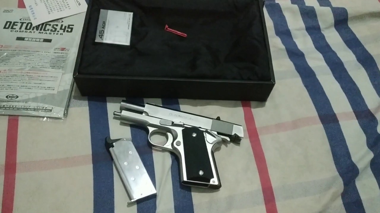 Tokyo Marui Detonics 45 Combat Master GBB Airsoft Pistol - YouTube