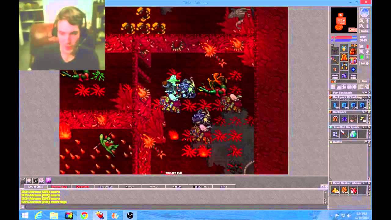 Tibia (The Life of Adronus #105) - Third Zanakeph Kill (Undead Dragon ...