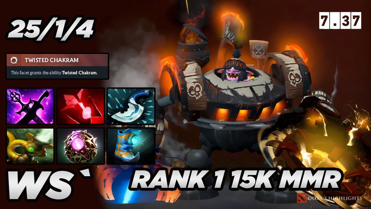 Ws Timbersaw Offlane | FIRST 15K MMR PLAYER! | KDA: 25/1/14 - Dota 2 ...
