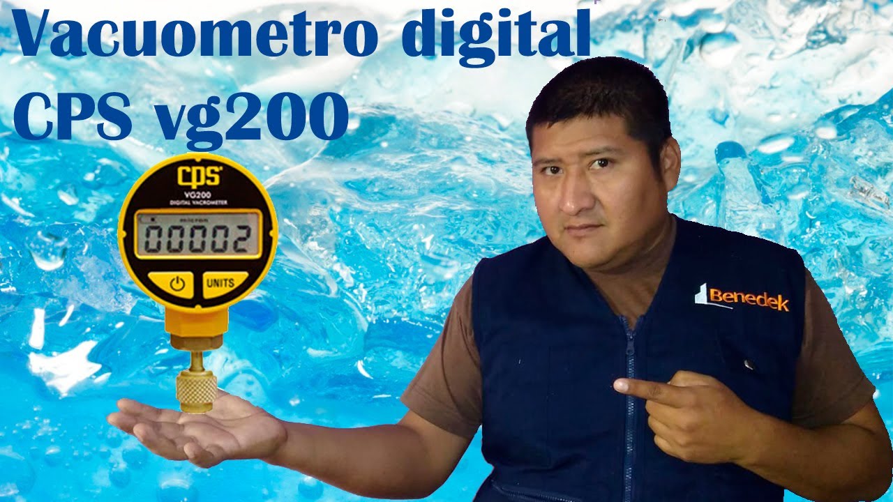 VACUOMETRO DIGITAL CPS VG-200 / Operación y Limpieza - YouTube