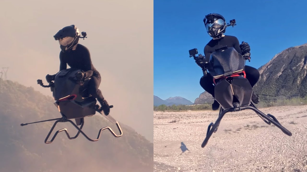 This Futuristic Jet Powered Flying Bike Turning Sci-Fi Into Reality ...