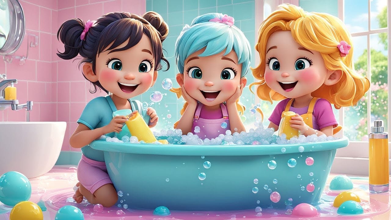 Bath Time | Nursery Rhymes for Kids | Fun & Interactive Song - YouTube