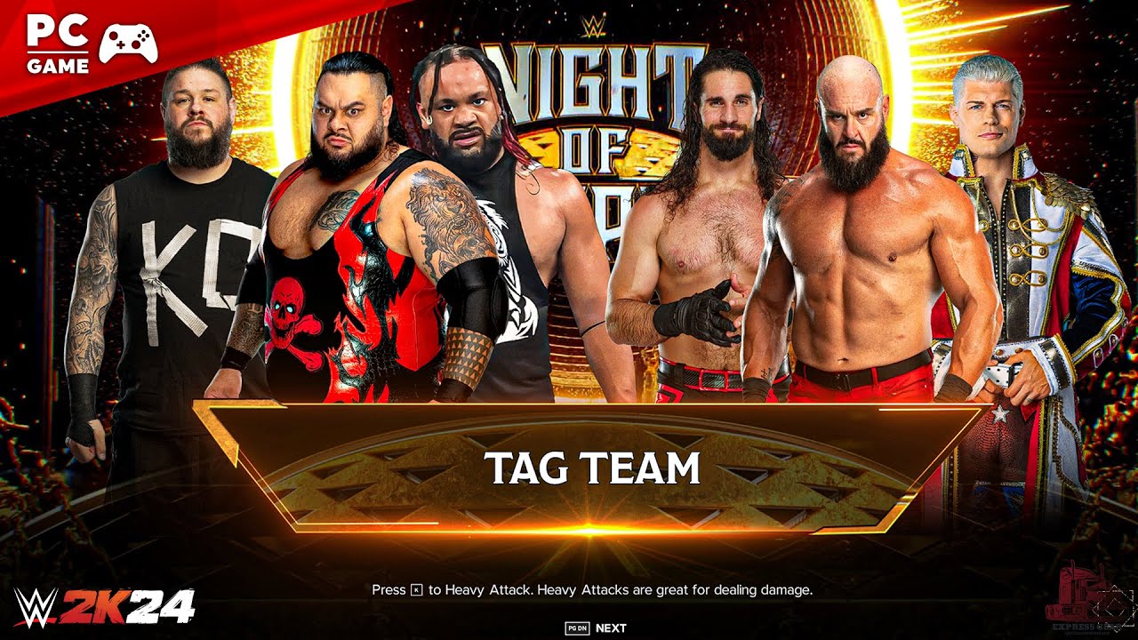 WWE 2K24's BIGGEST Tag Team Match EVER! - YouTube