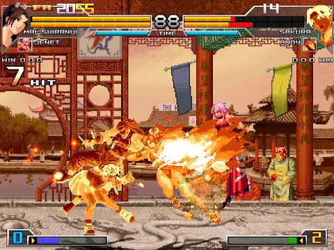 | KOF MUGEN | Mai shiranui & Janet VS Random Enemy - YouTube