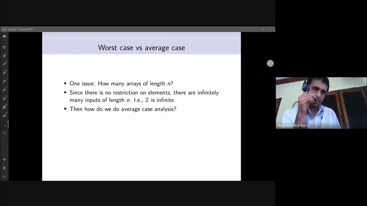 9 CS5800 ADSA Lec 09 Average case analysis of quick sort– part 1 - YouTube