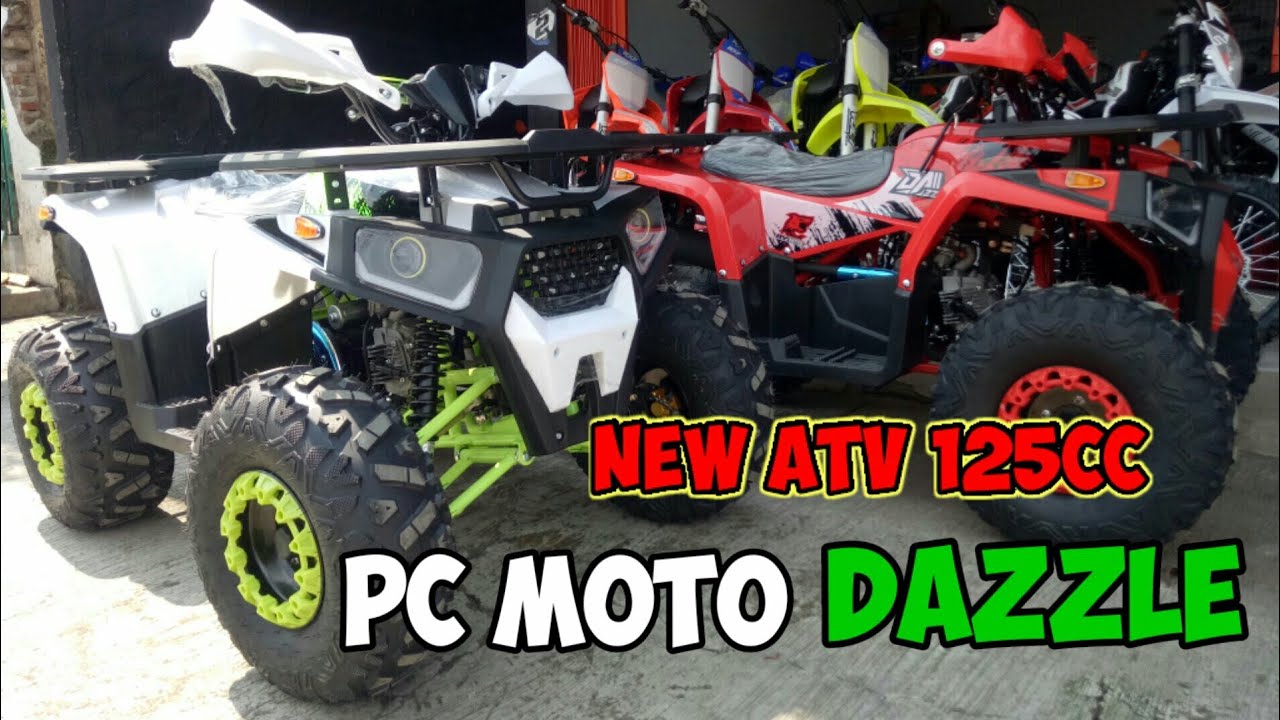 READY ATV NEW PC MOTO DAZZLE 125cc SEMI MANUAL - YouTube