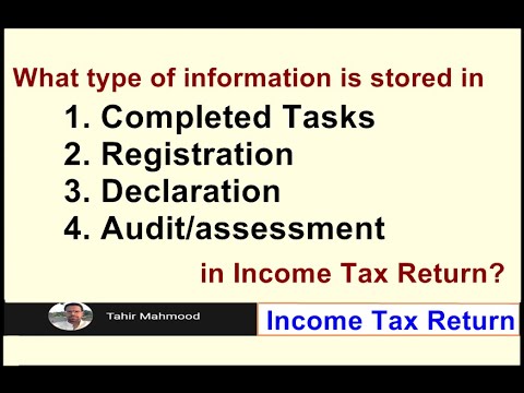 Completed Tasks, Registration, Declaration, Audit/assessment | Income ...