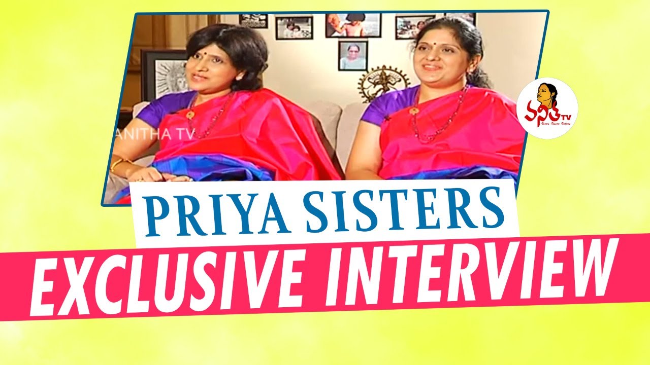 Priya Sisters Exclusive Interview | Vanitha TV Anniversary Special ...