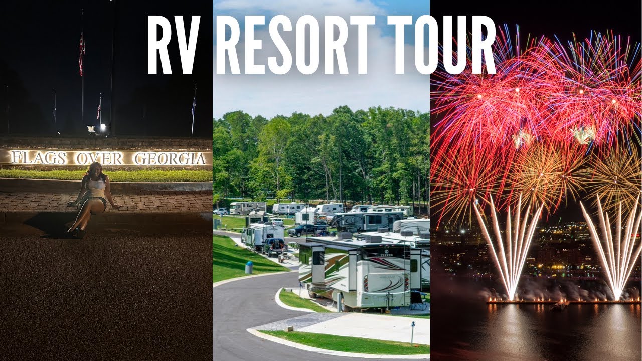 RV RESORT TOUR:Should We Move Into a RV Home? Fireworks Show🎇 # ...