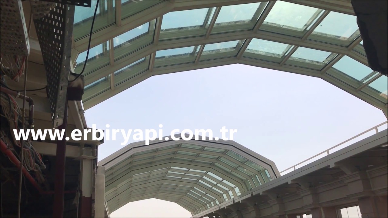 POOL Retractable Roof, Retractable Glass Roof, Erbir Glass Roof ...