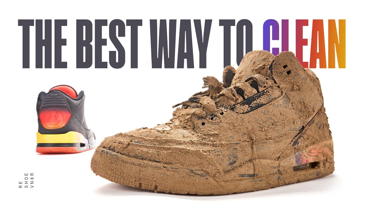 The Best Way To Clean Dirty Jordans - YouTube
