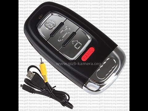 Yeni Audi Anahtarlık Casus Gizli Kamera Kullanım Vİdeosu