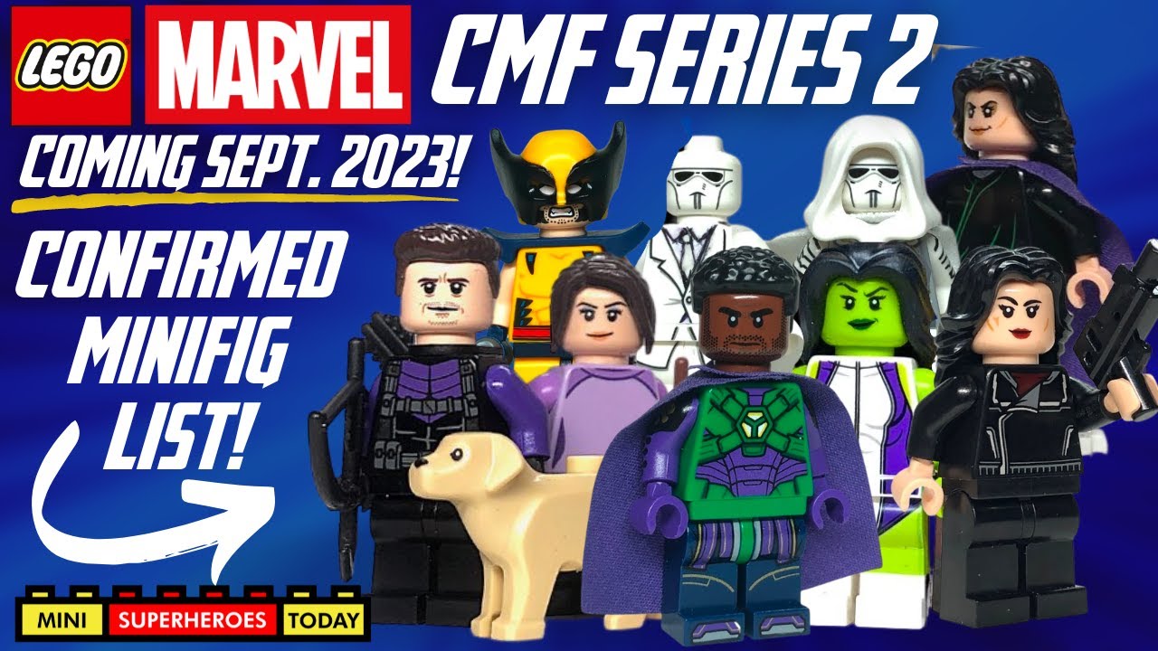 LEGO Marvel CMF SERIES 2 MINIFIGURE LIST UPDATE YouTube