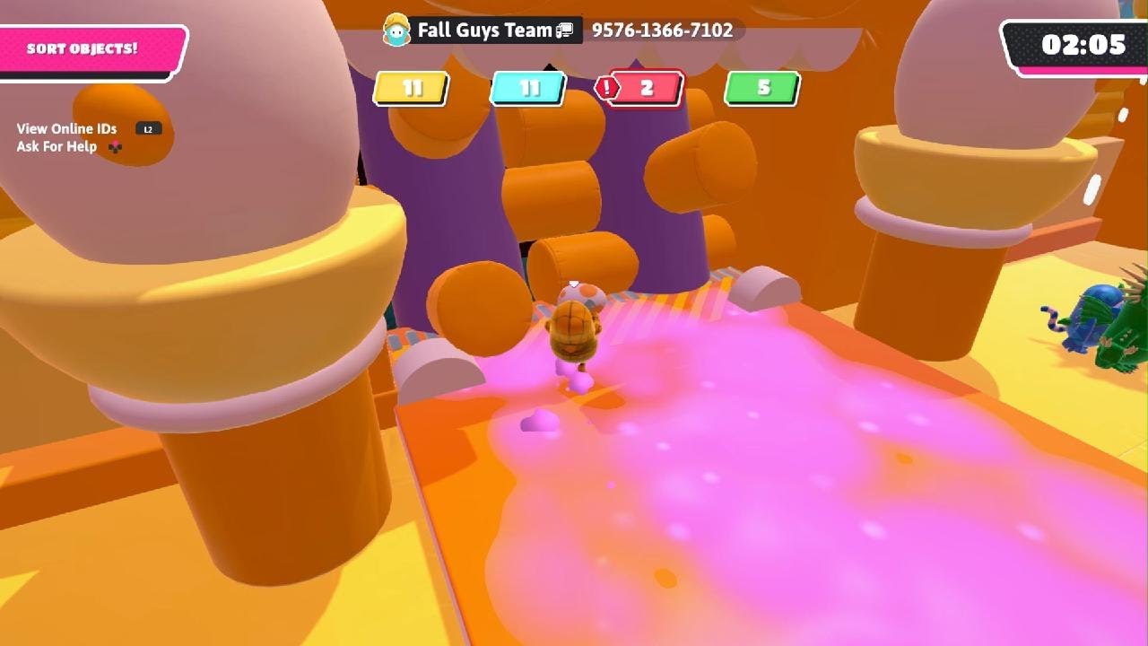 Fall Guys Season 4 Fame Pass 13 Scrapyard Stumble Win #1 - YouTube