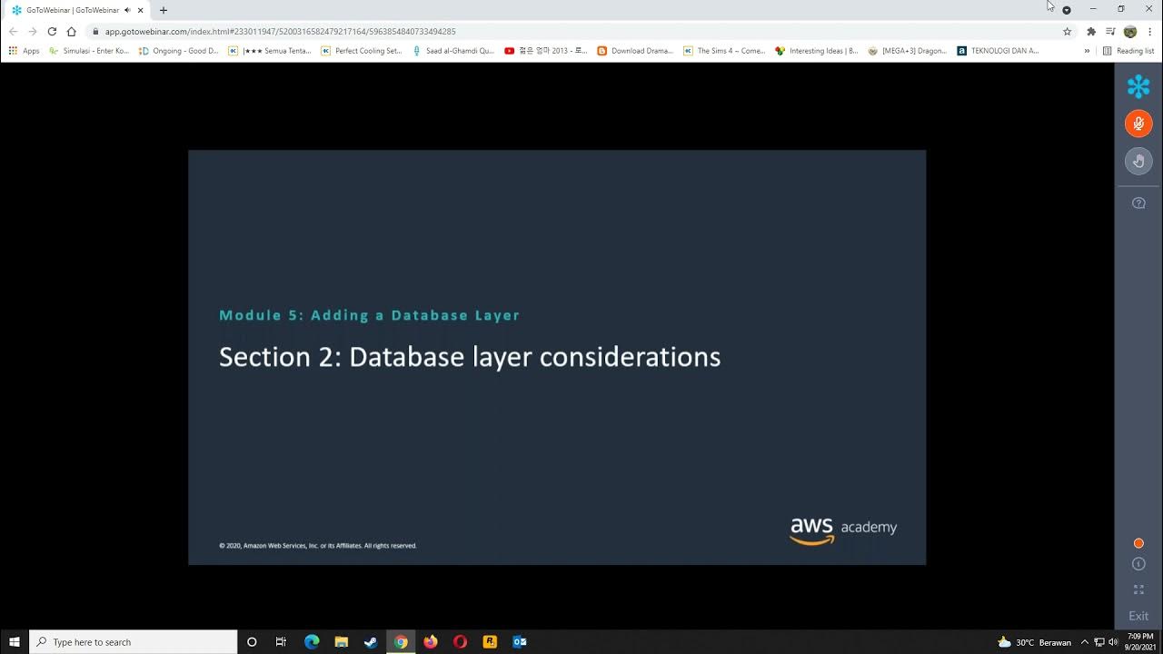 AWS Academy Cloud Architecting - Module 5 Adding a Database Layer Part 1 - YouTube