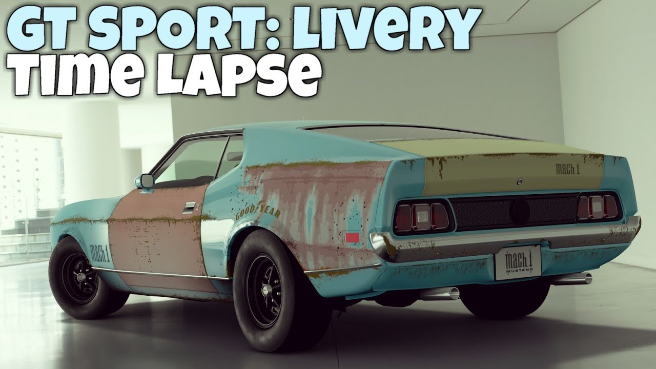 GT SPORT: Rusty/Aged Paintwork - Livery Time Lapse - YouTube