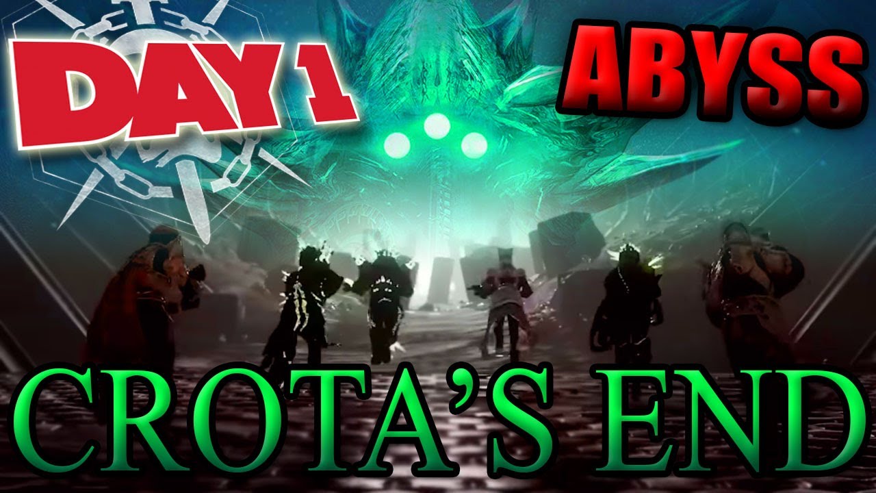 Day 1 Crota's End "ABYSS" Encounter FULL Clear! - YouTube
