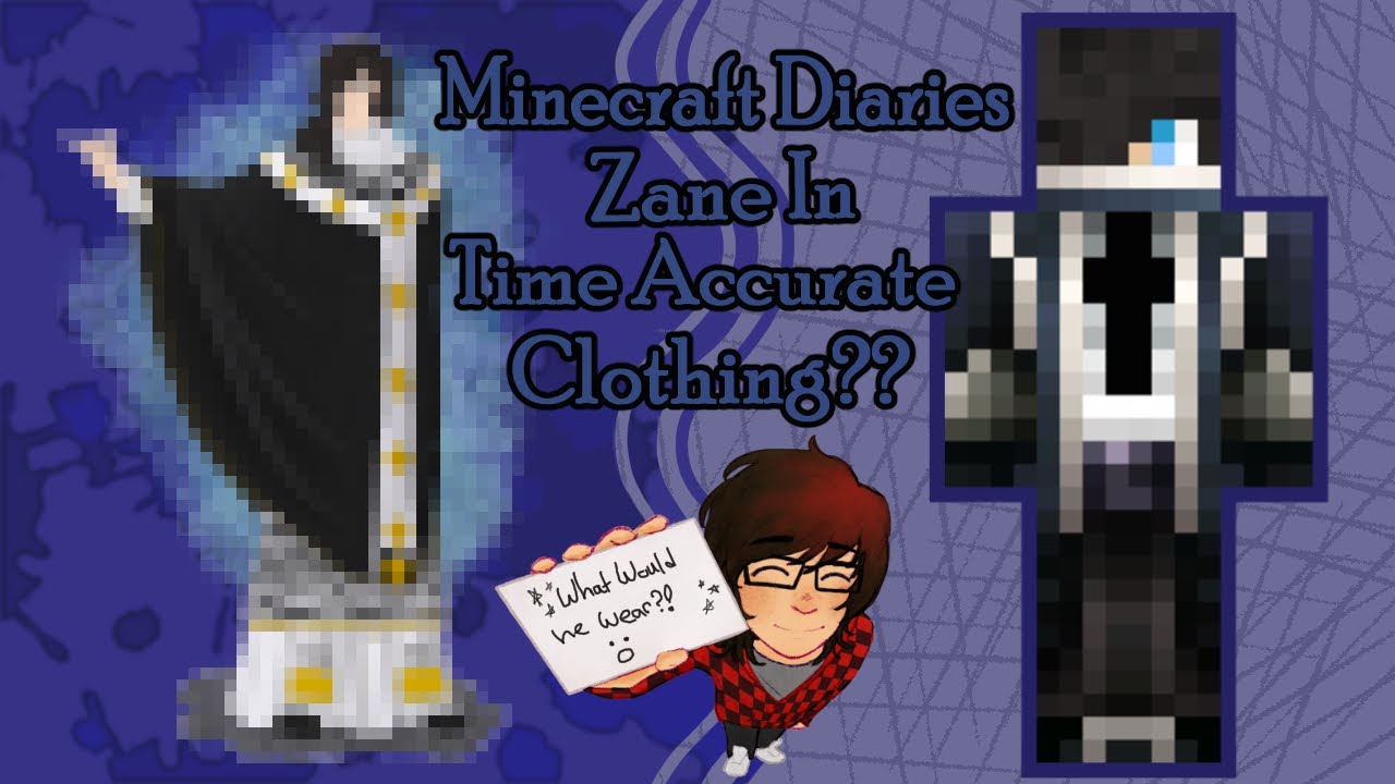Redesigning 'Minecraft Diaries' Zane! (Speed-paint & Commentary) - YouTube