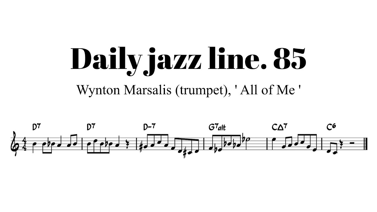 Daily jazz line. 85 - YouTube