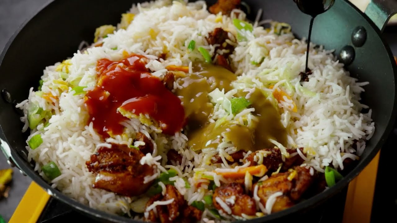 Chicken Fried Rice | Road Side Chicken Fried Rice Recipe by Just Smile ...