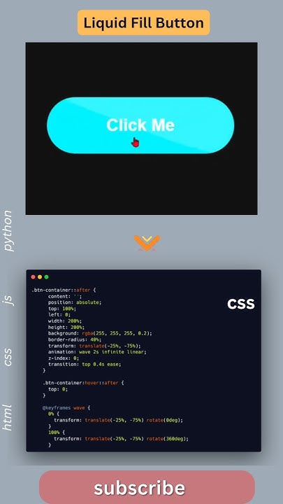 💥 Viral Liquid Hover Effect | Pure HTML CSS JavaScript - YouTube
