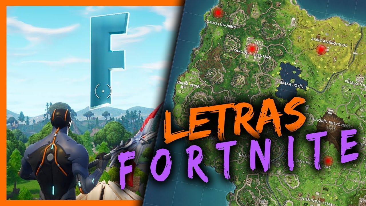 BUSCA LAS LETRAS F.O.R.T.N.I.T.E 😉 - Fortnite: Battle Royale (Season 4 ...