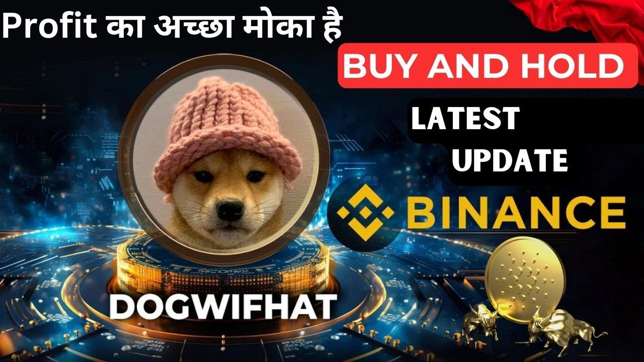 DOGWIFHAT WIF COIN Price News Today l New Memecoin Binance Listing ...