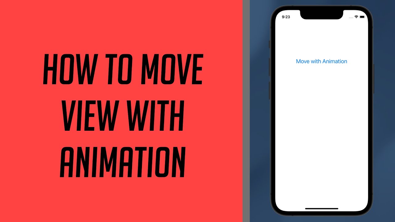 How to move Any View with Animation - YouTube
