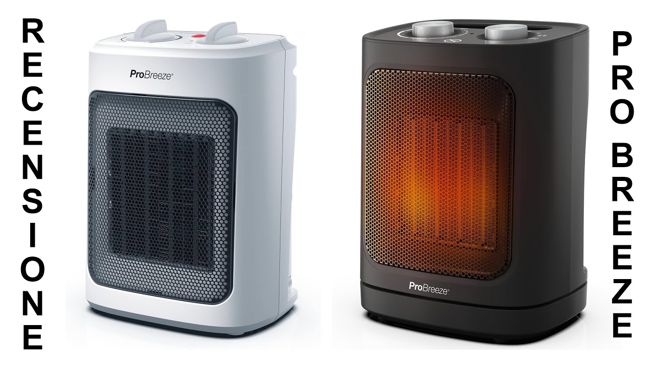 RECENSIONE Stufetta elettrica in ceramica oscillante Pro Breeze - YouTube