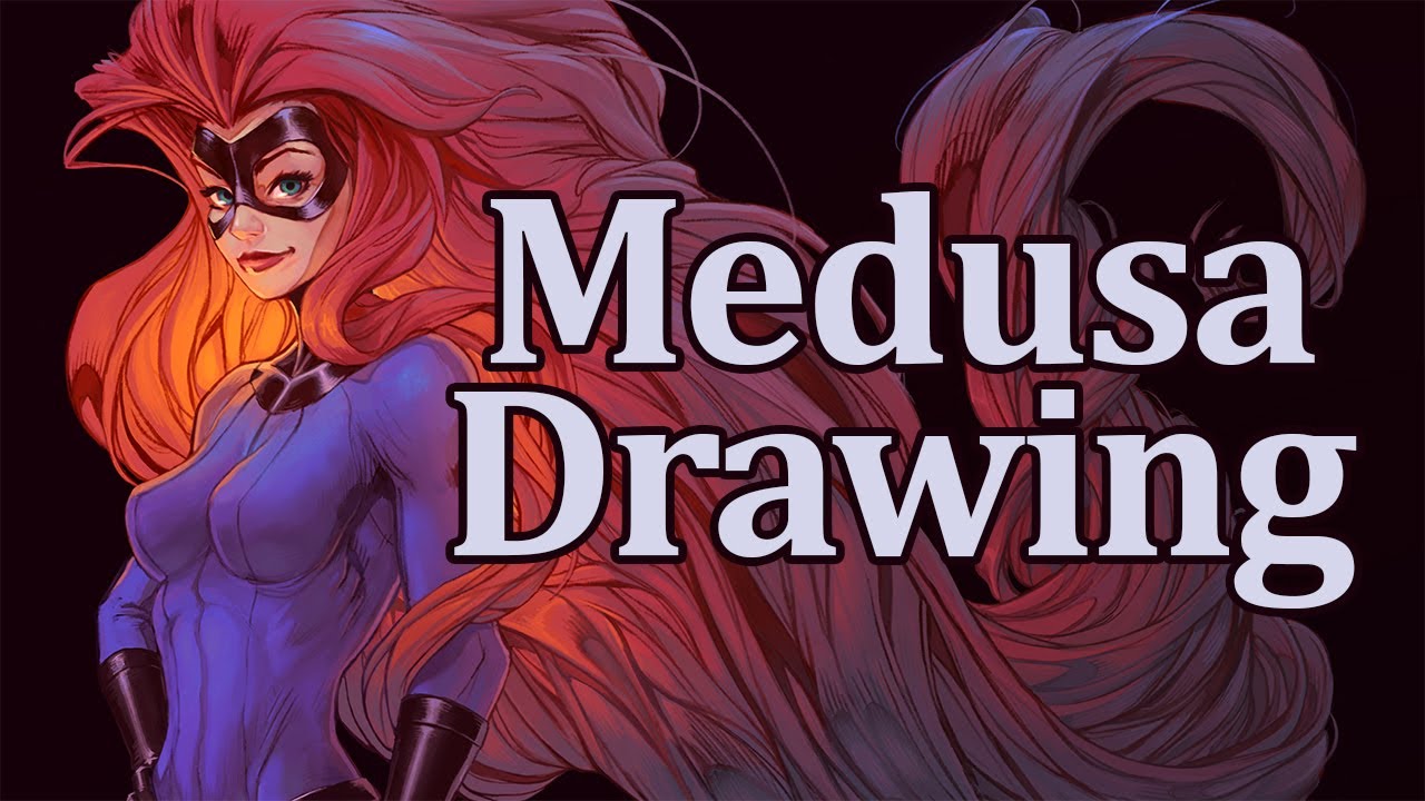 Medusa (The Inhumans) Drawing | Timelapse - YouTube