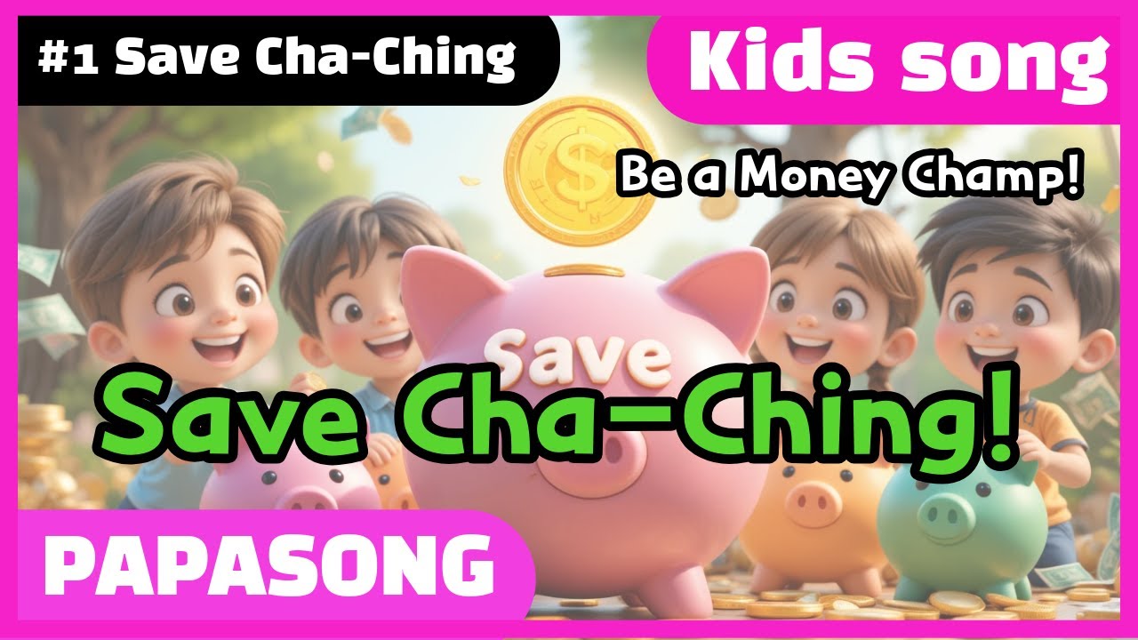 💸 Save Cha-Ching! [영어] | Be a Money Champ! 🏆 #영어동요 #EnglishKidsSong ...