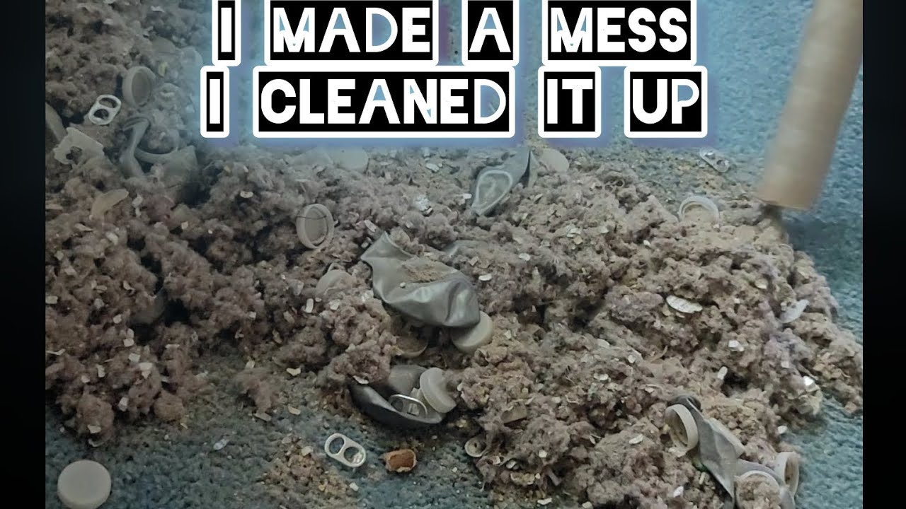 Mess test | Clean-Up | AsMr Vacuum 😊 Shark Vacuum Dyson Ball Vacuum ...