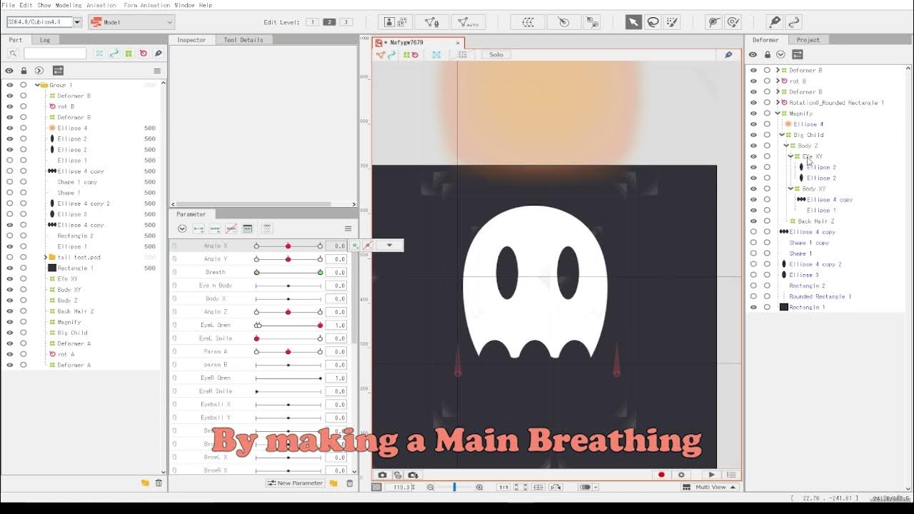 [Live2D technical tutorial] Deformers: Warp Tricks- utilizing the rules of warps (Live2D logic ...