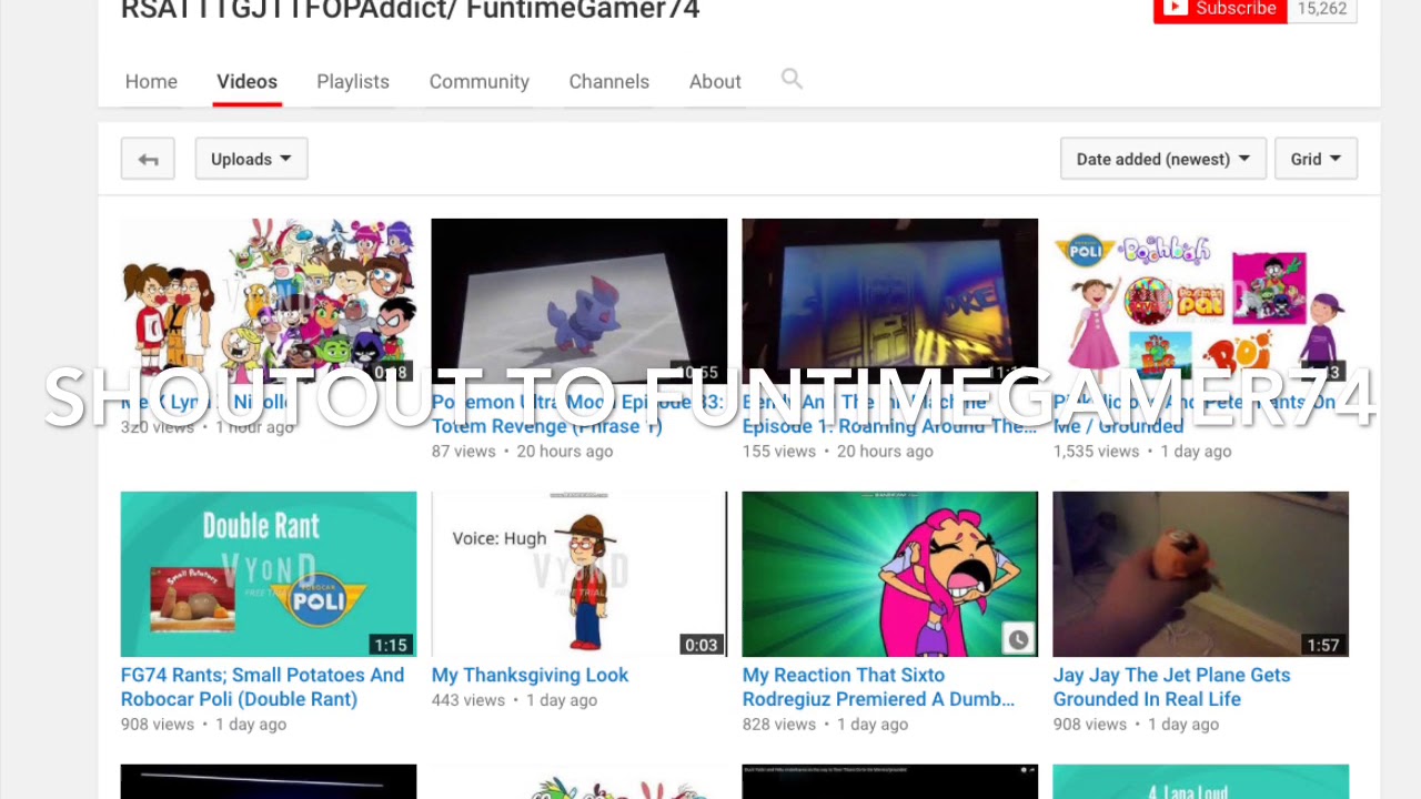 Shoutout To Funtimegamer74 - YouTube