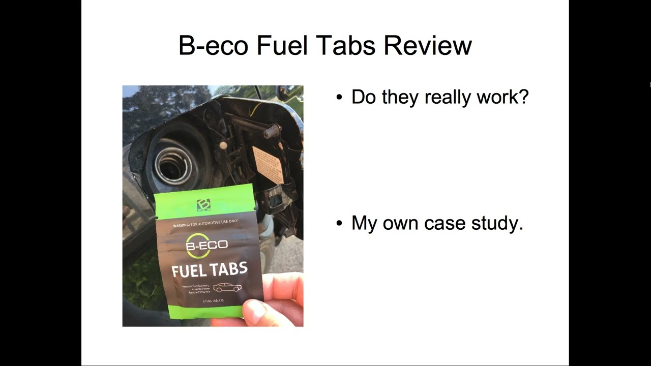 B-Eco Fuel Tabs Review (My Own Case Study) - YouTube