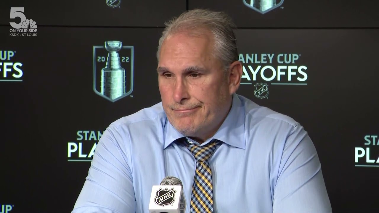 Head coach Craig Berube talks about the Blues elimination in second ...