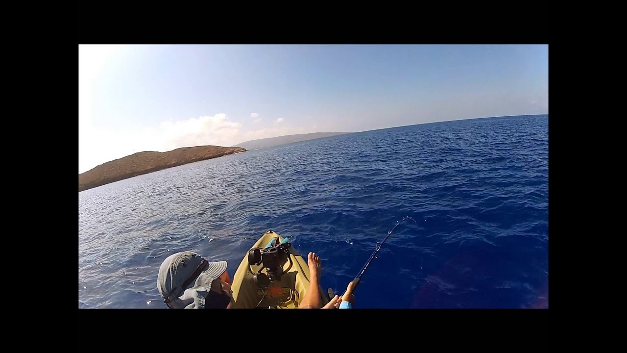 Kayak Fishing Hawaii...Rainbow Runner. - YouTube