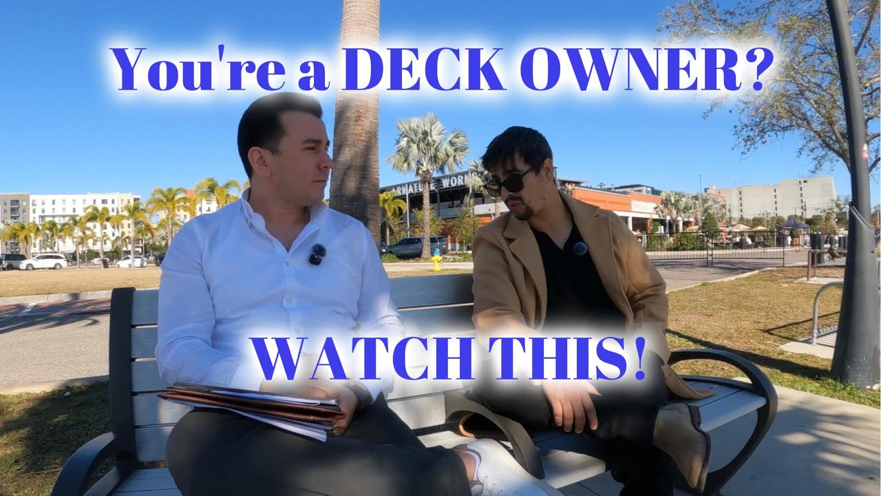You're a DECK OWNER? WATCH THIS! - YouTube