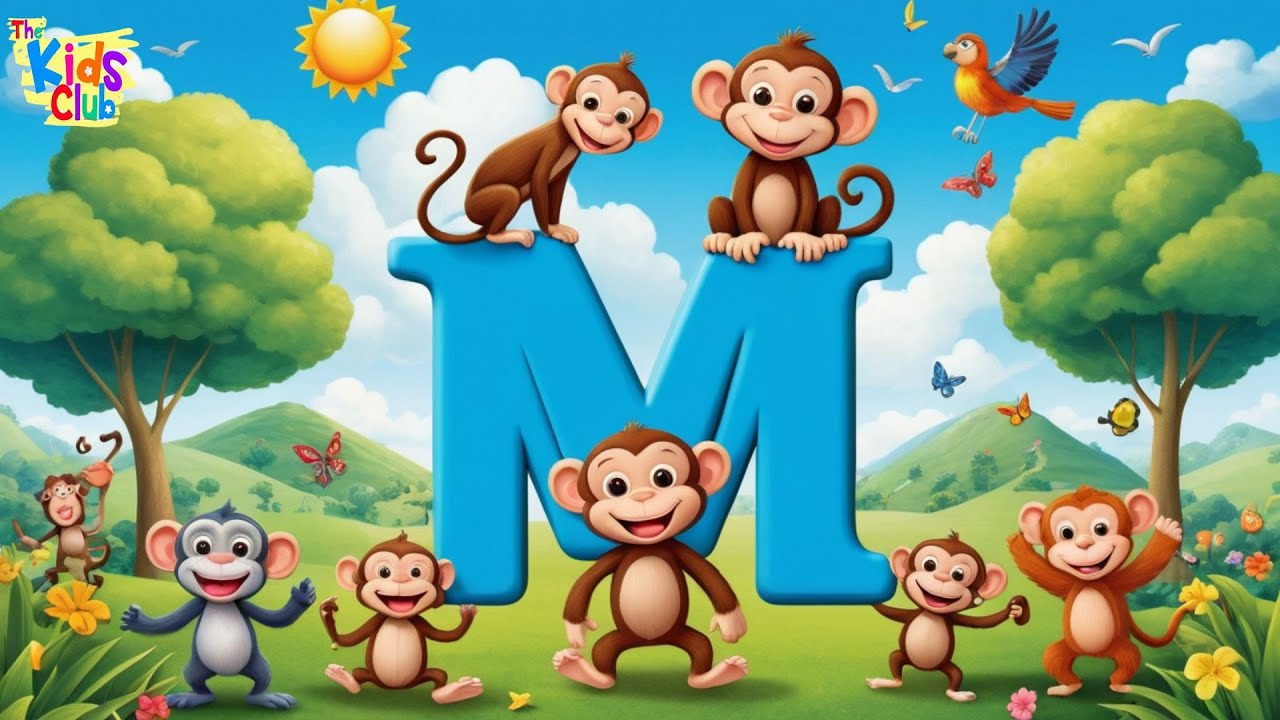Learn the Letter M! 🐵 | Letter M | Sing and Learn the Letters of the ...