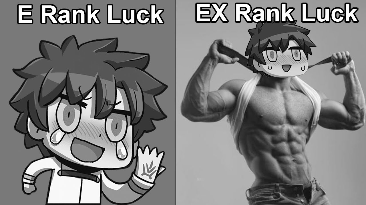 EX Rank Luck vs E Rank Luck - YouTube