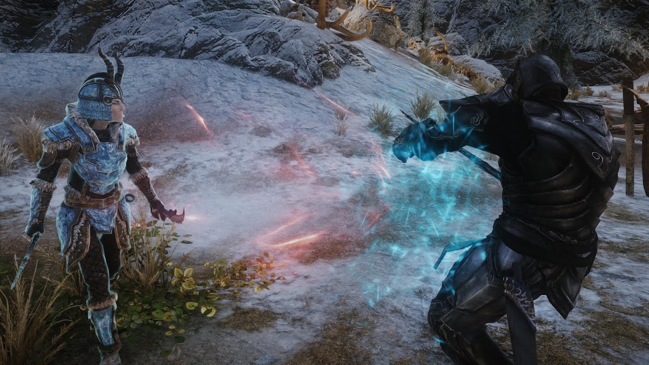 Ebony Warrior vs Dragonborn Frea | Skyrim (Adept) - YouTube
