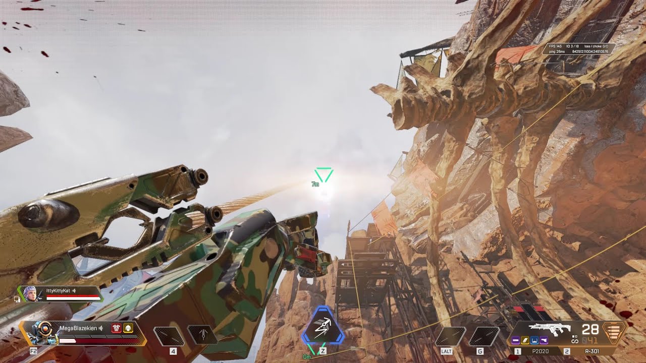 Apex legends | but I'm a dinosaur who can't see anything unless it ...