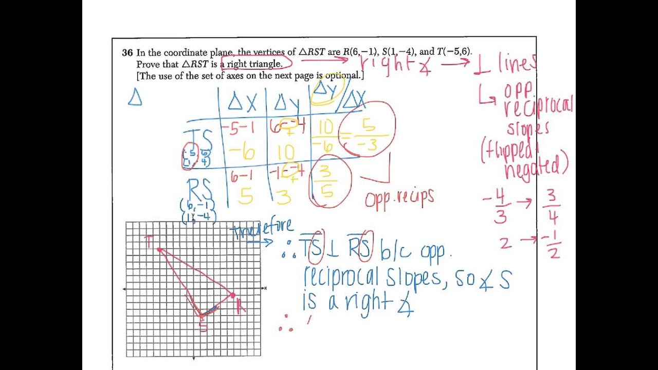 CC Geometry Exam #1 [June '15] Question 36 - YouTube