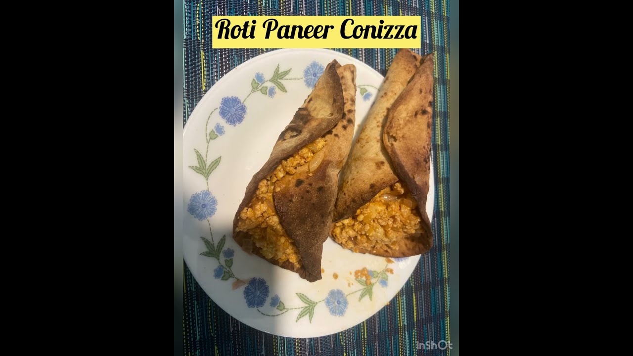 Roti Paneer Conizza | Healthy Recipe | Vaanya - YouTube