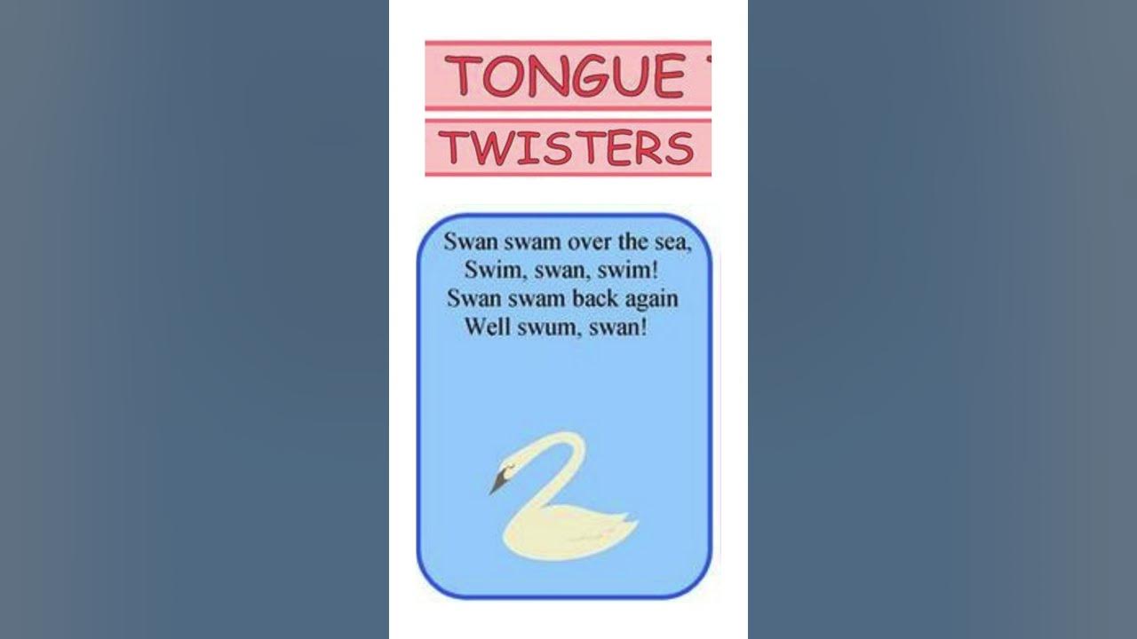 Tongue Twisters/ Funny sentences/ learn English #shorts - YouTube