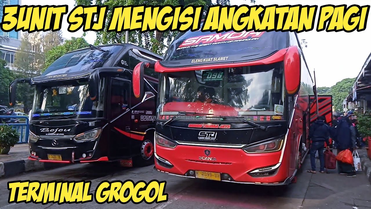 EDAN⁉️3UNIT STJ MENGISI ANGKATAN PAGI TERMINAL GROGOL LANGSUNG DISERBU ...