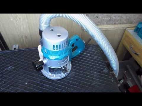 Фрезер Makita 3601 B. Пылеудаление. Часть 2. - YouTube