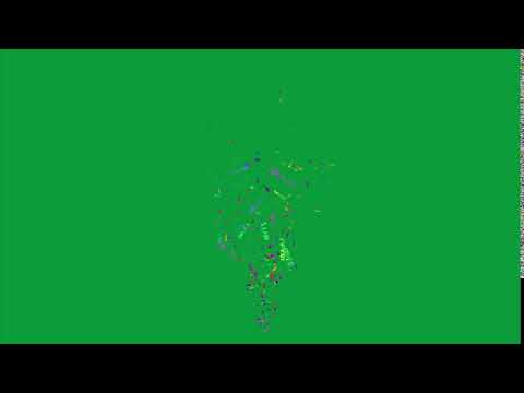 Green Screen Confetti Blast